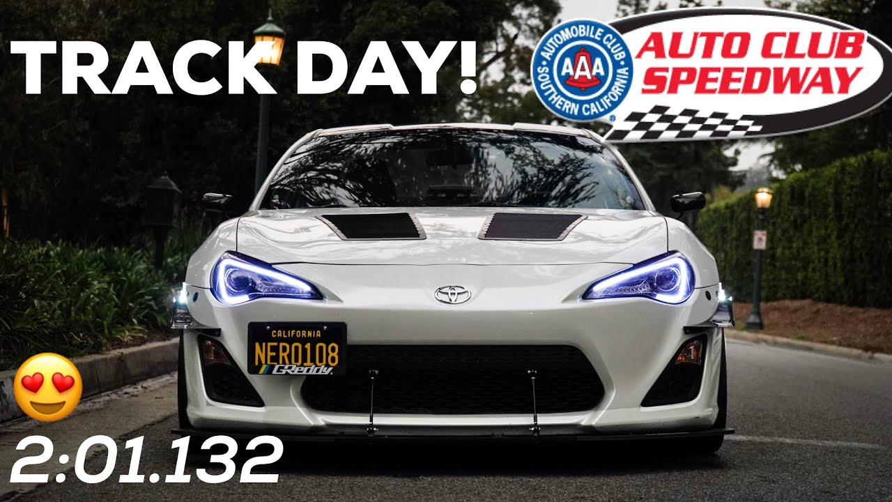DESTROYING my best time- Built Scion FRS Track Day - YouTube