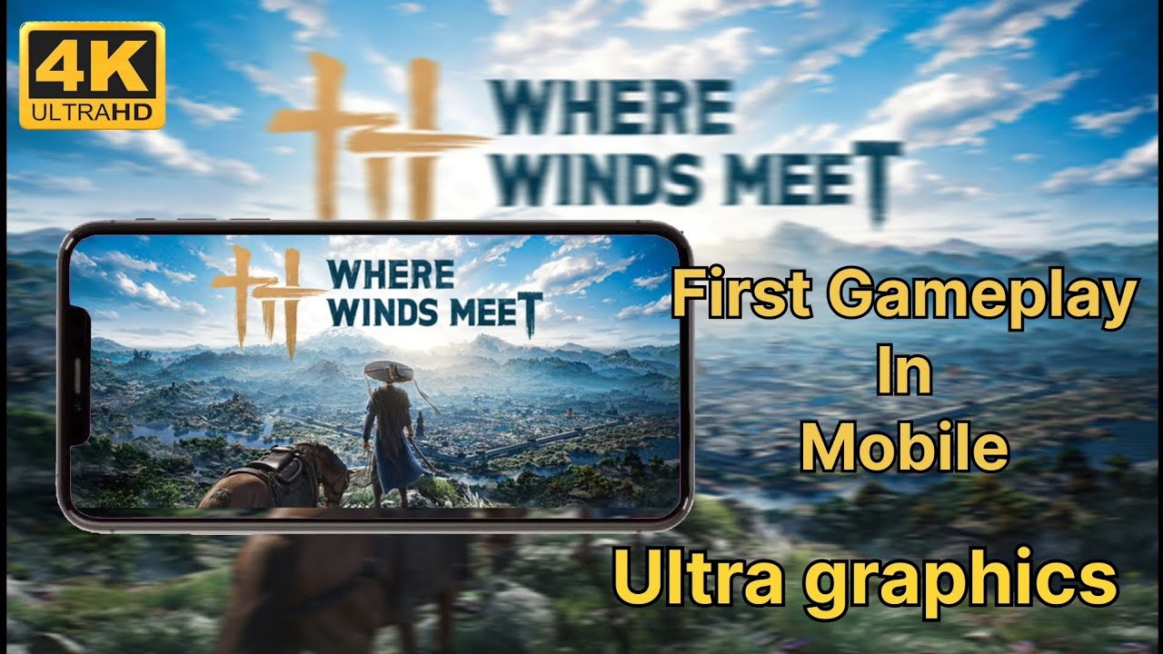 WHERE WIND MEET | first official game gameplay | ultra graphic 4k ...