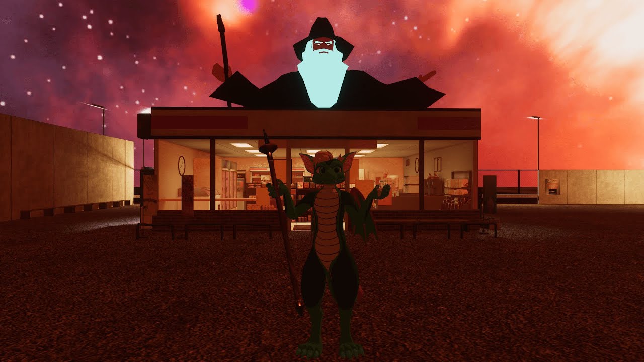 at the wizard mart having fun in vrchat - YouTube