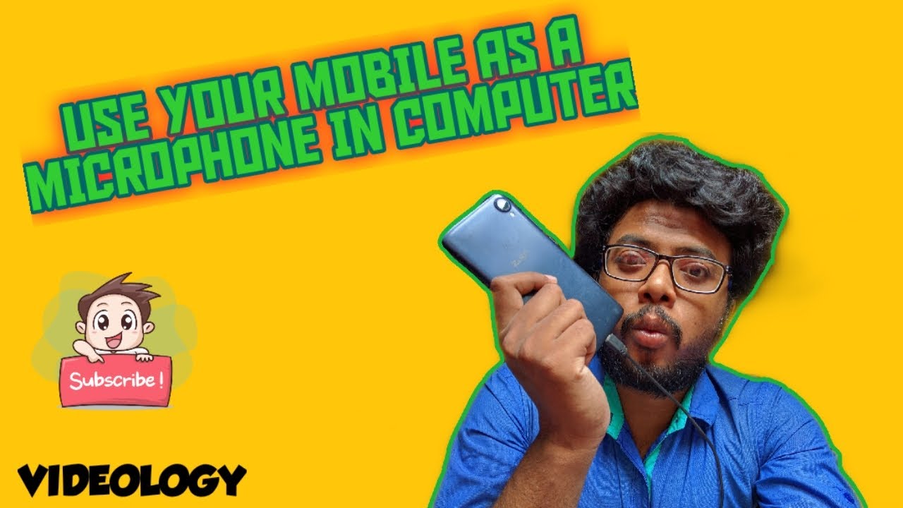 How To Use Mobile As A High Quality MIC In PC [COMPUTER] with USB Cable ...