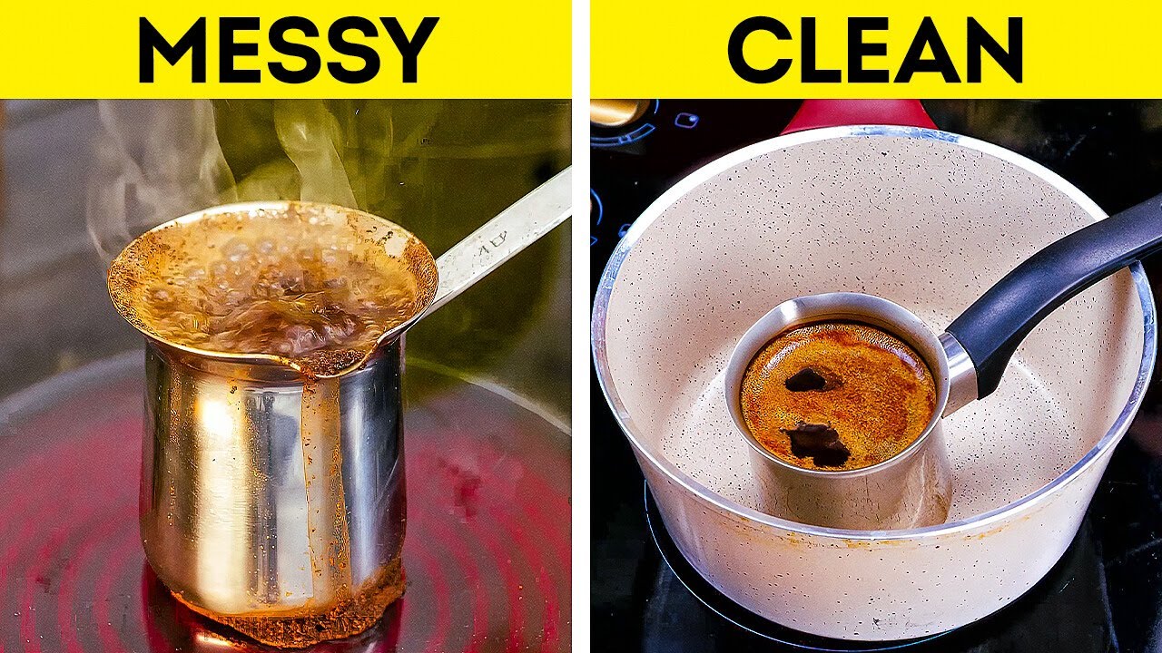 45 Cool Kitchen Hacks to Avoid a Mess - YouTube