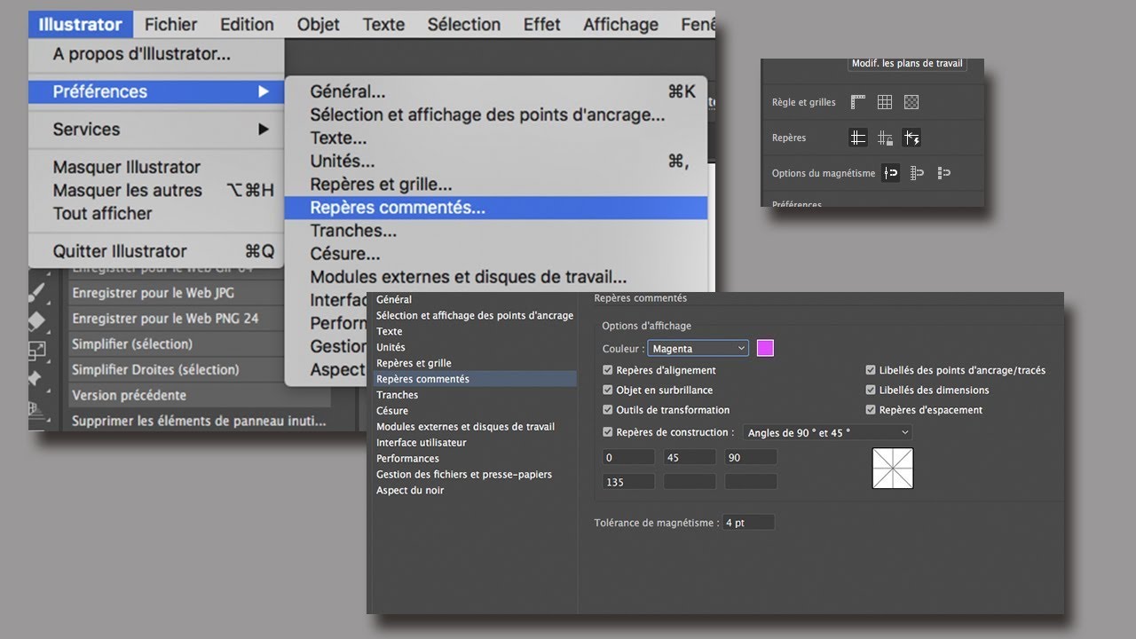 Illustrator - Astuce - Repères commentés - YouTube