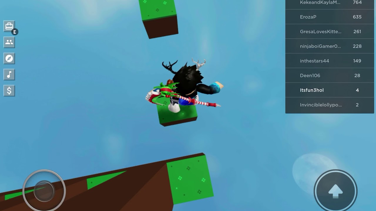 Obby in sky block - YouTube