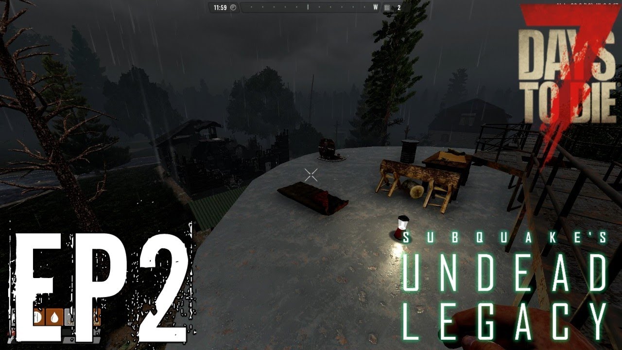 7day to die (MOD) UNDEAD LEGACY EP.2 เกมดีย์ - YouTube