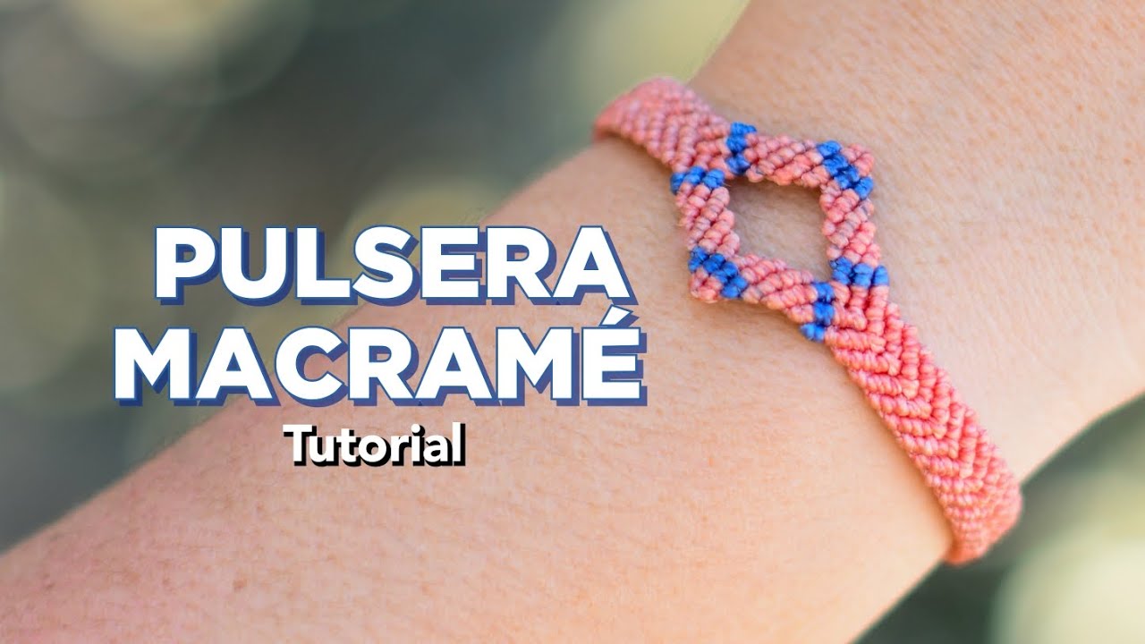 Cómo Hacer PULSERAS de Hilo únicas de MACRAMÉ paso a paso/ DIY tutorial ...