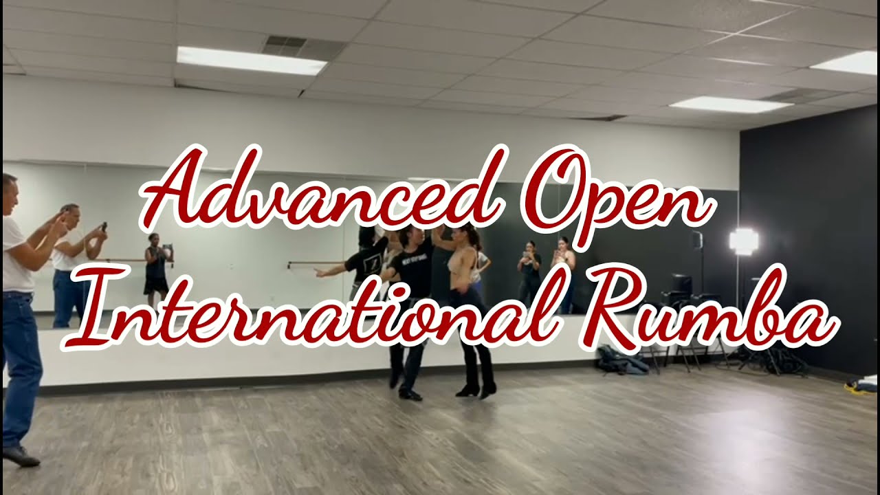Advanced Open International Rumba Routine: Same foot spin and hip turn ...