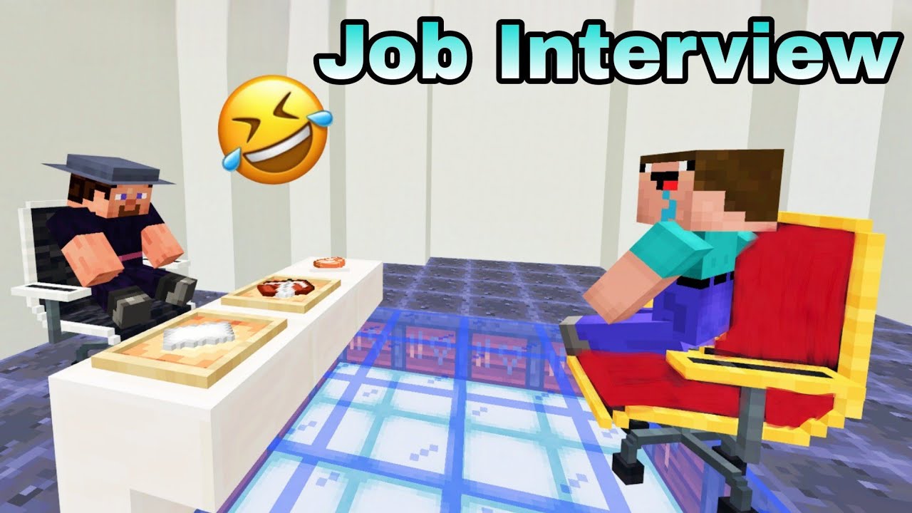 Funny job interview of Noob | Minecraft Hindi| TRY NOT TO LAUGH 😂 - YouTube