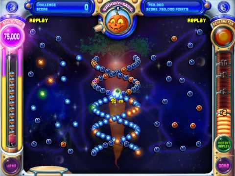 Peggle - First Ball Leaves Just One Orange Pegg!
