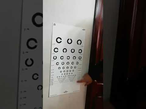 Test de landolt - YouTube