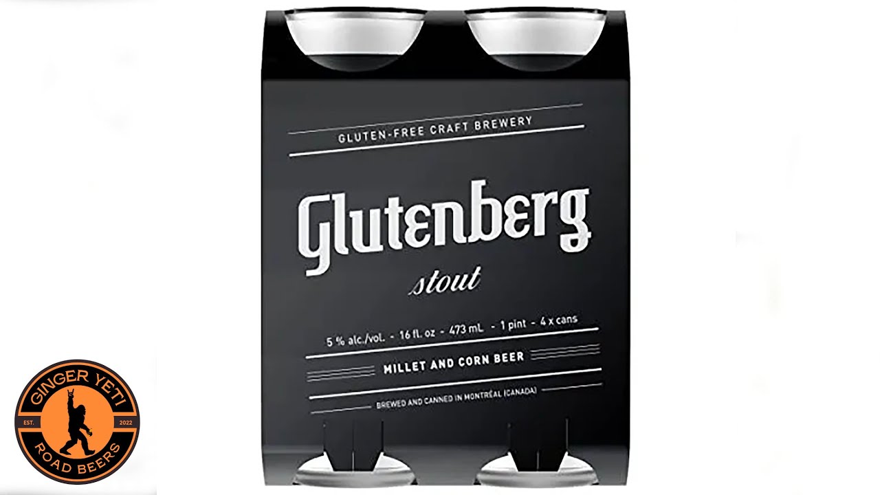 Glutenberg Stout, a Gluten Free Beer Review - YouTube