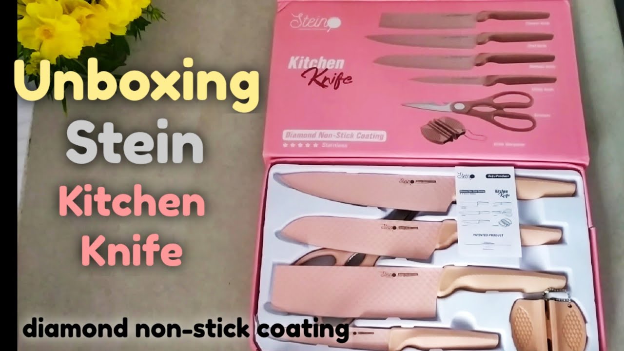 Unboxing Pisau Stein Cookware Kitchen Knife | Set Pisau Stein Cookware ...