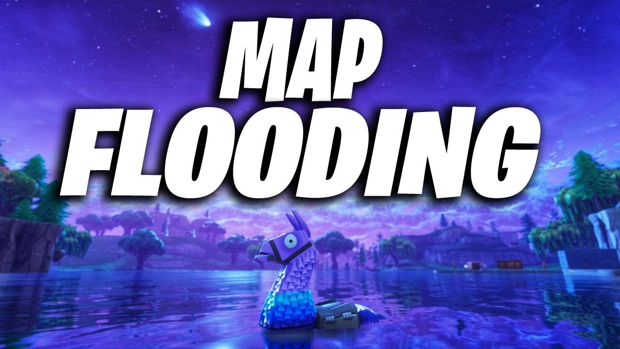 FORTNITE ( EVENT STARTED ) MAP FLOODING LIVE HAPPENING NOW - YouTube