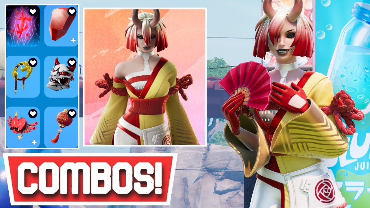 *NEW* BEST RESTORED NIGHT ROSE SKIN COMBOS [SEASON 1 BATTLE PASS ...