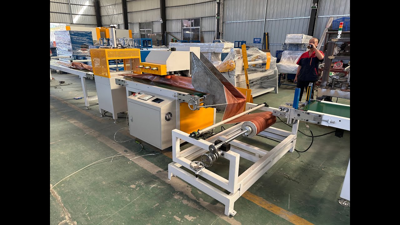 Ultrasonic Film Welding Machine with automatic film cutter, wood grain ...