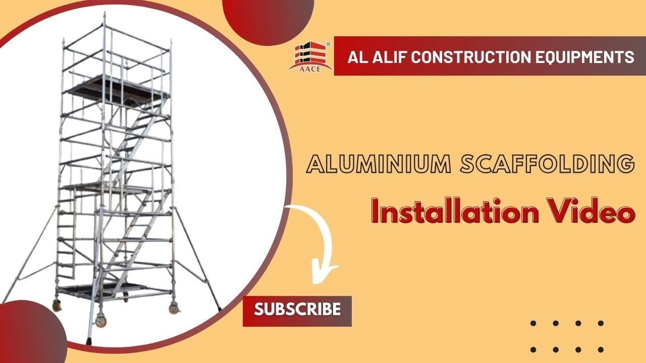 || Aluminium Scaffolding Installation || Call 8121004315 || Al Alif ...