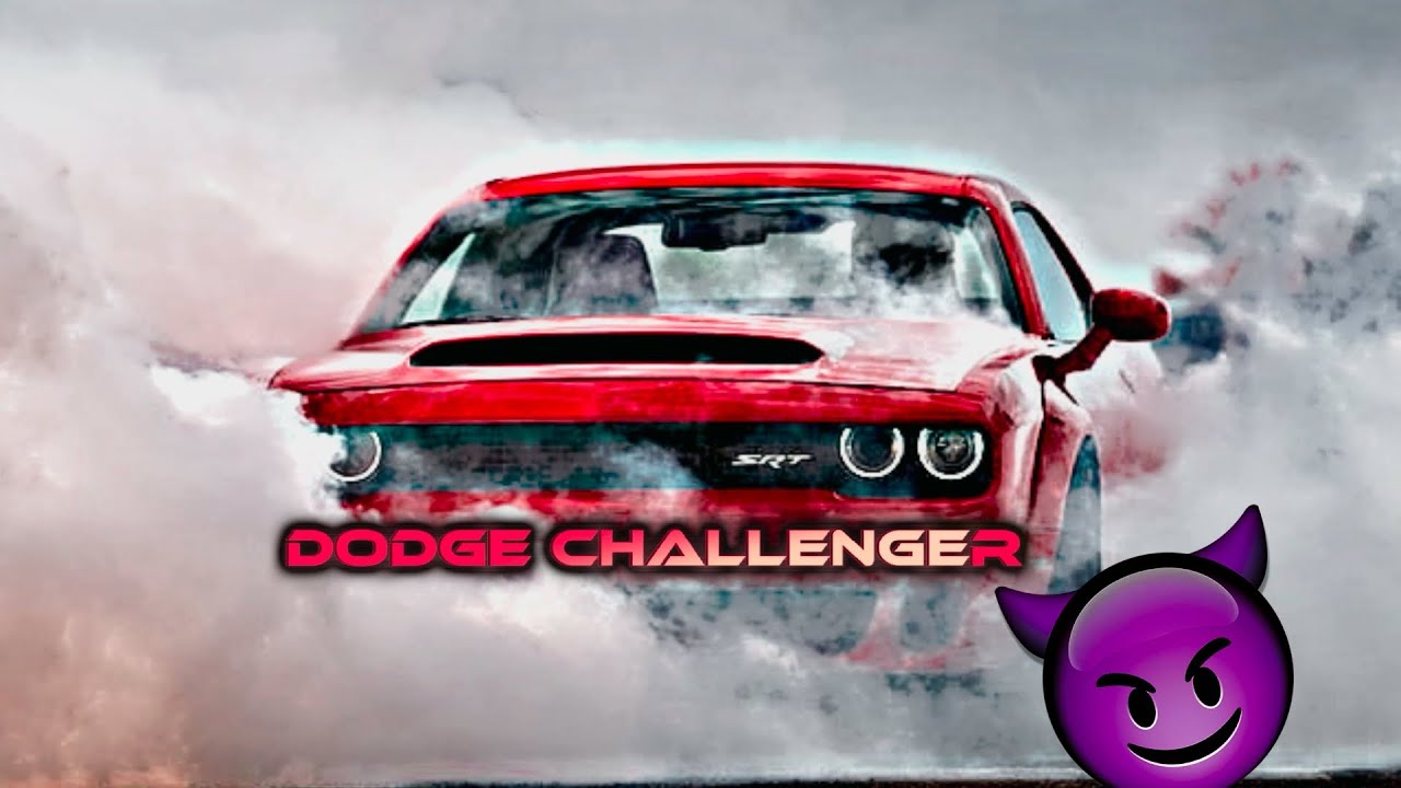 Dodge Challenger - DEVIL 😈 new car #edit × Phonk #trending - YouTube