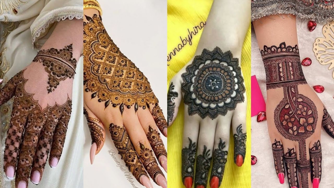 Back hand Mehndi Design ideas// Pakistani Mhendi Design 2k23 - YouTube