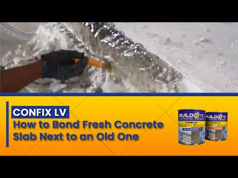 Confix LV: How to Bond Fresh Concrete Slab Next to an Old One