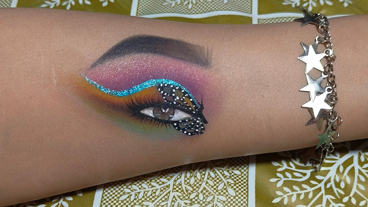 butterfly eyeshadow tutorial | creative eye makeup || makeup tutorial ...