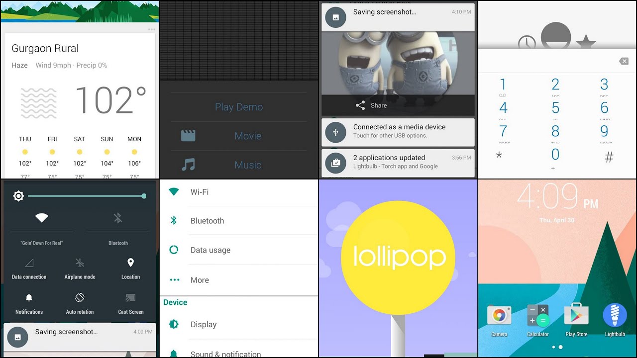 Rom Xolo Q2500 Lollipop Update Custom Rom Popkat V4 Review Youtube