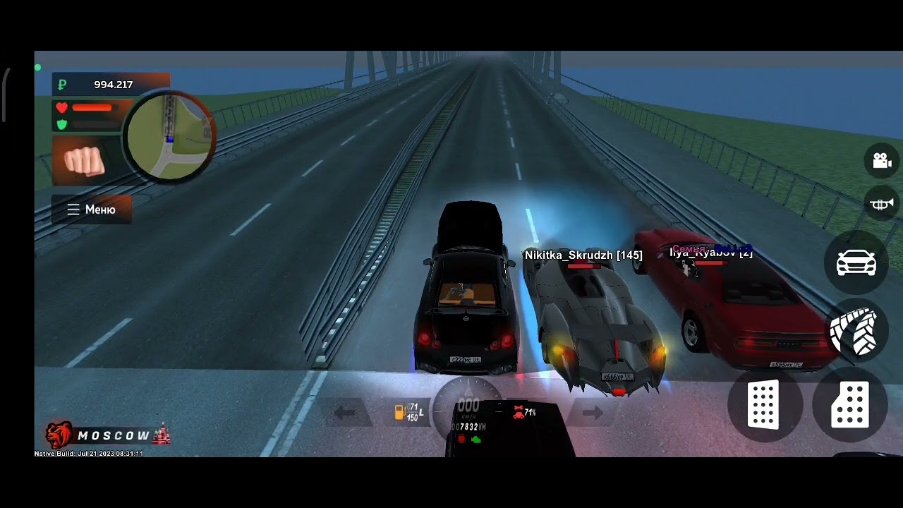 Black Russia Dodge Demon is Nissan Gtr R35 - YouTube