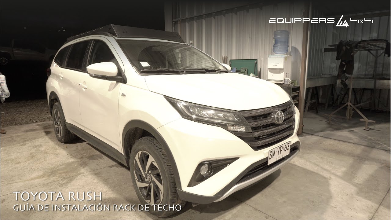 TOYOTA RUSH, tutorial de instalación rack de techo. - YouTube