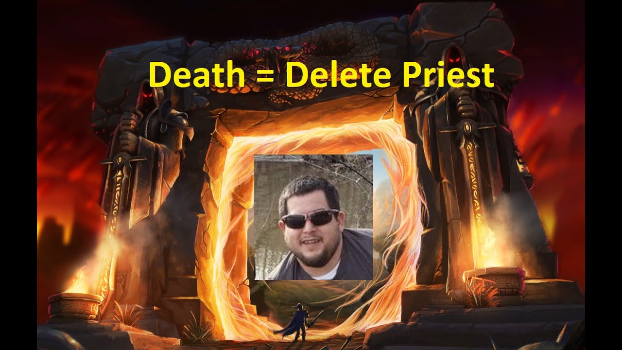 World of Warcraft Hardcore! Death = Delete! Priest death again... - YouTube