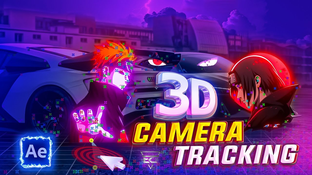 3D Glowing Anime Stickers Effect in After Effects | Step-by-Step ...