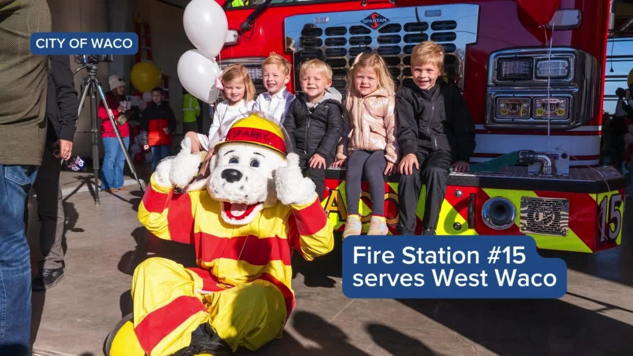 Waco welcomes new Fire Station 15 - YouTube