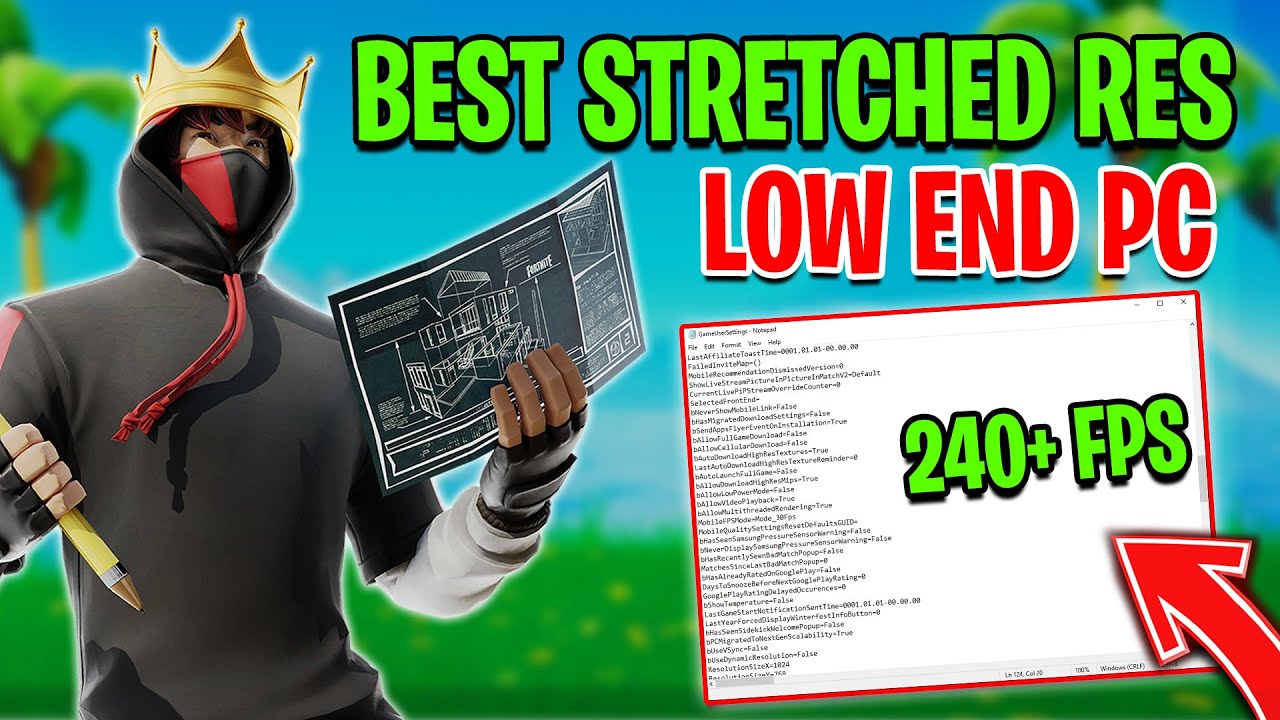 BEST Stretched Resolution For Low End PC | Boost FPS & INCREASE ...