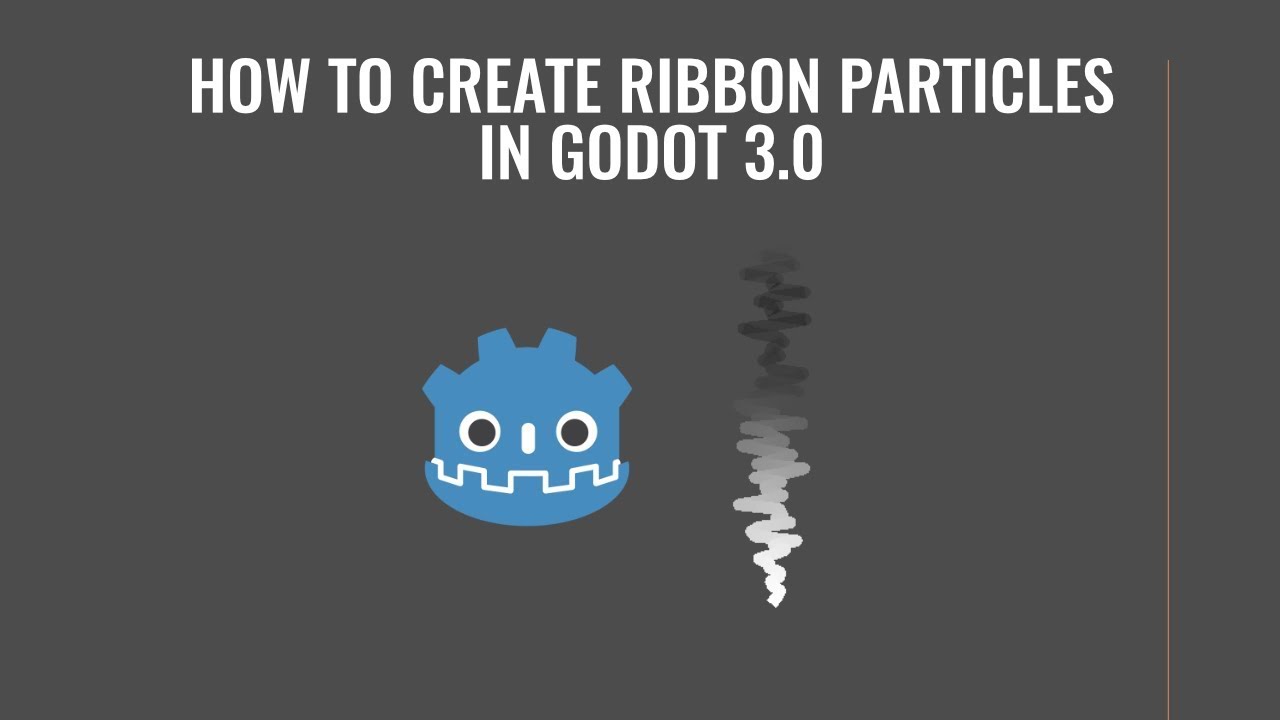 How to Create a Ribbon Particle System in Godot 3.0 with Line2D - YouTube