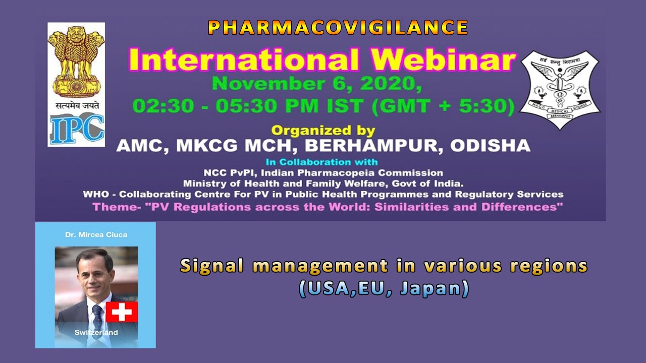 Signal Management across the globe Pharmacovigilance: Dr. Mircea Ciuca ...