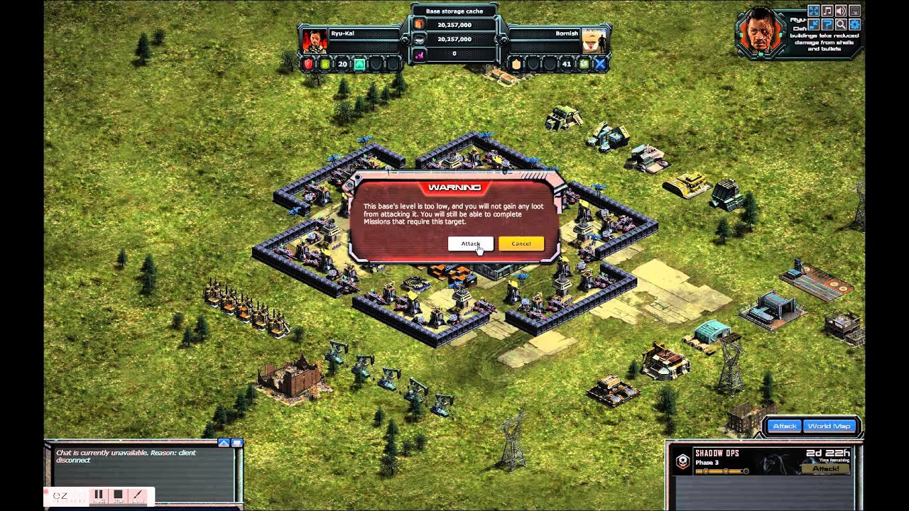 War Commander - Level 20 base with level 45 layout - YouTube