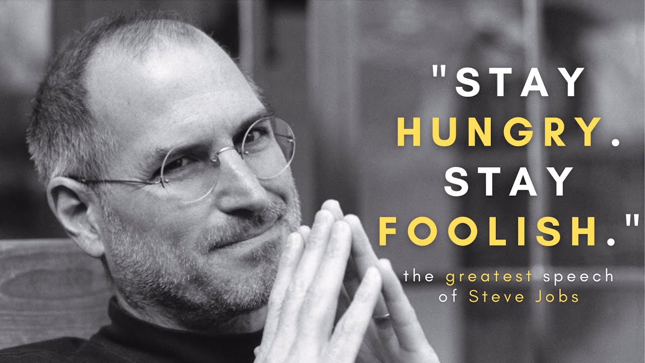 Steve Jobs' Life Lessons || The Greatest Speech Of Apple's Inventor ...