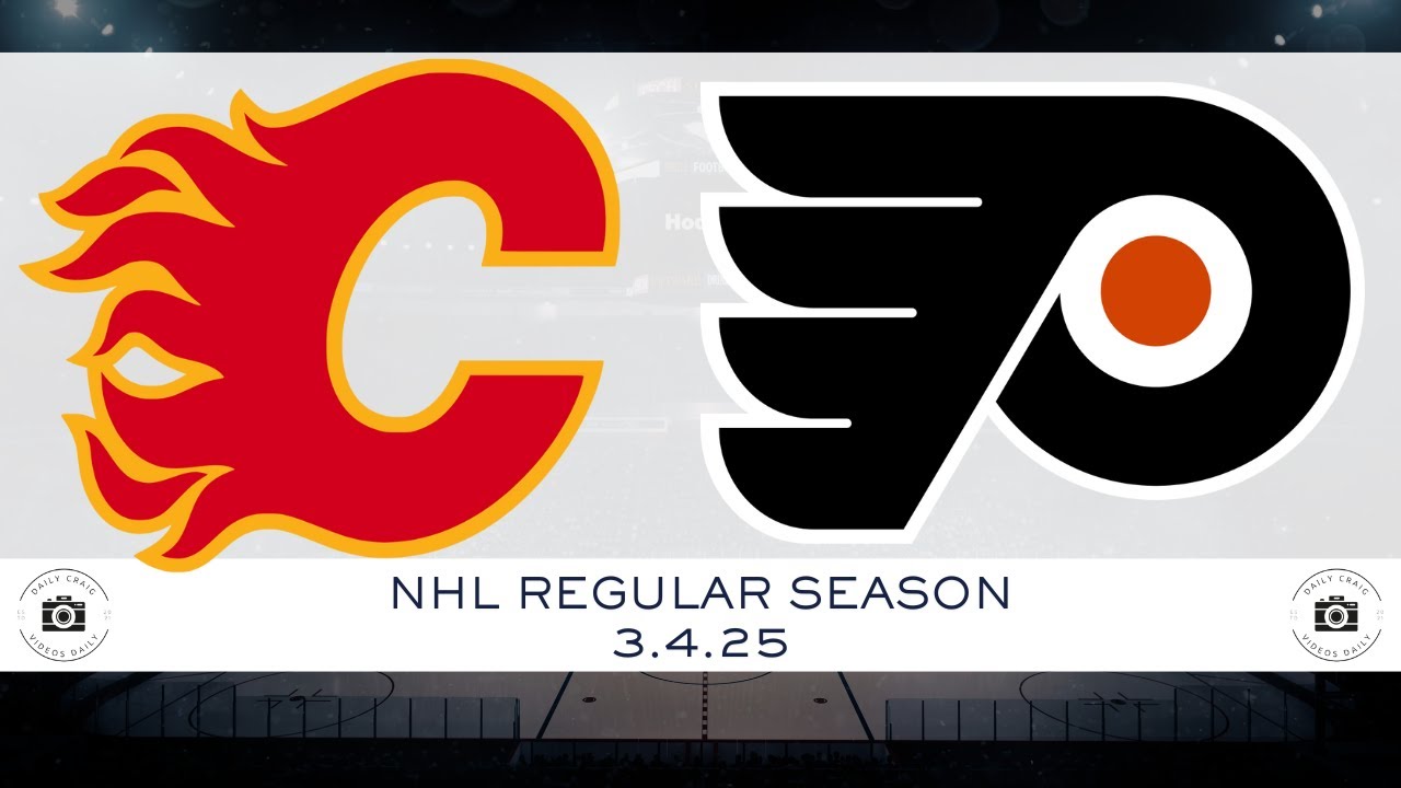 Flames vs Flyers Sim 3.4.25 - full game highlights (NHL 25) - YouTube