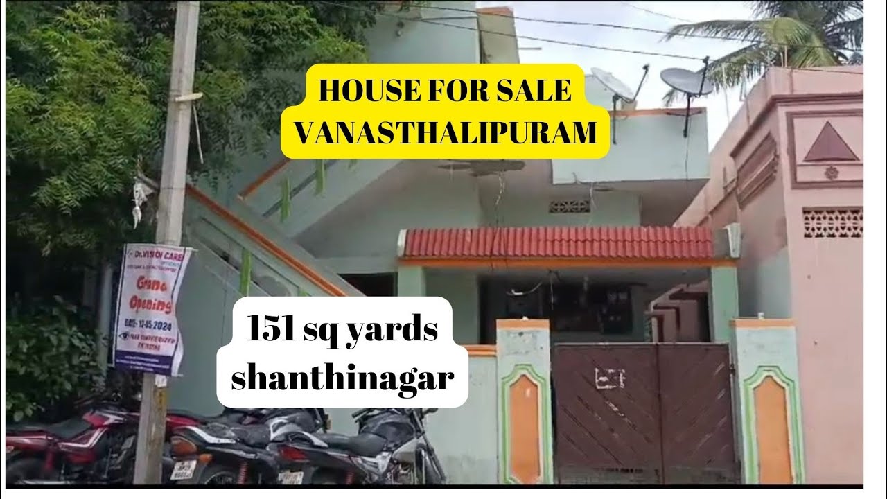 HOUSE FOR SALE IN VANASTHALIPURAM SHANTHI NAGAR - YouTube