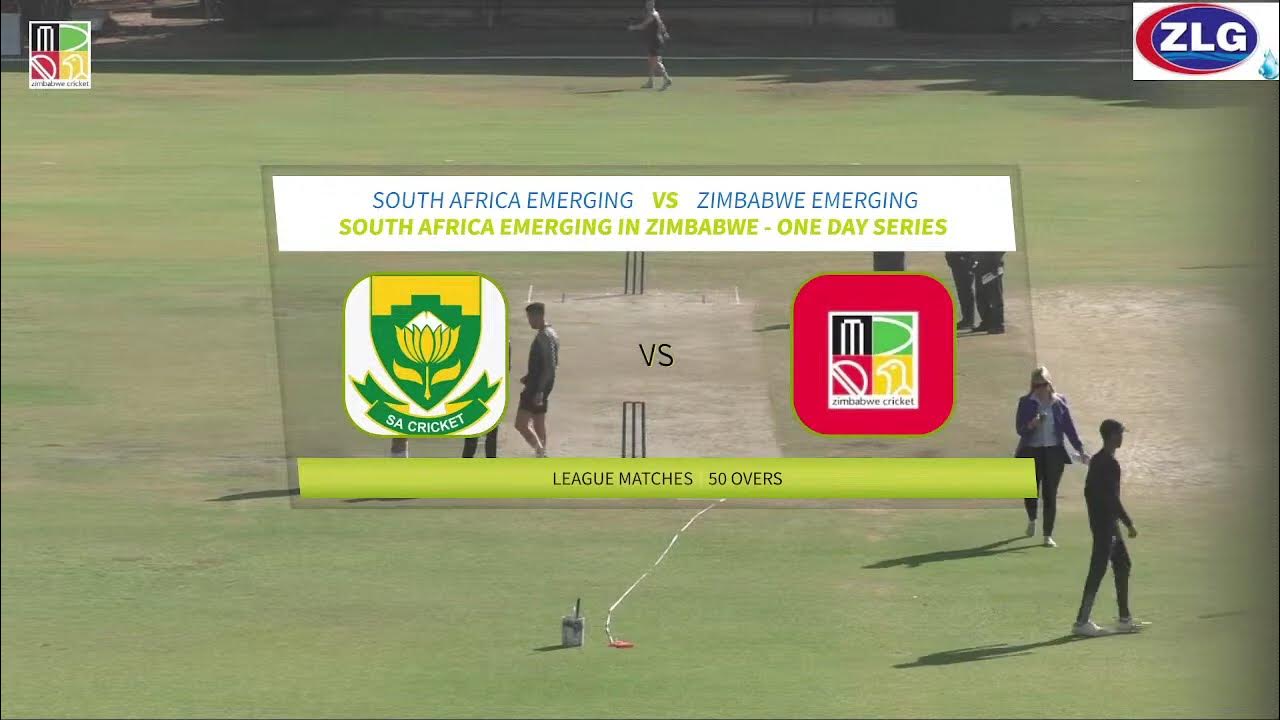 Zimbabwe Emerging vs South Africa Emerging - 2nd One Day - YouTube