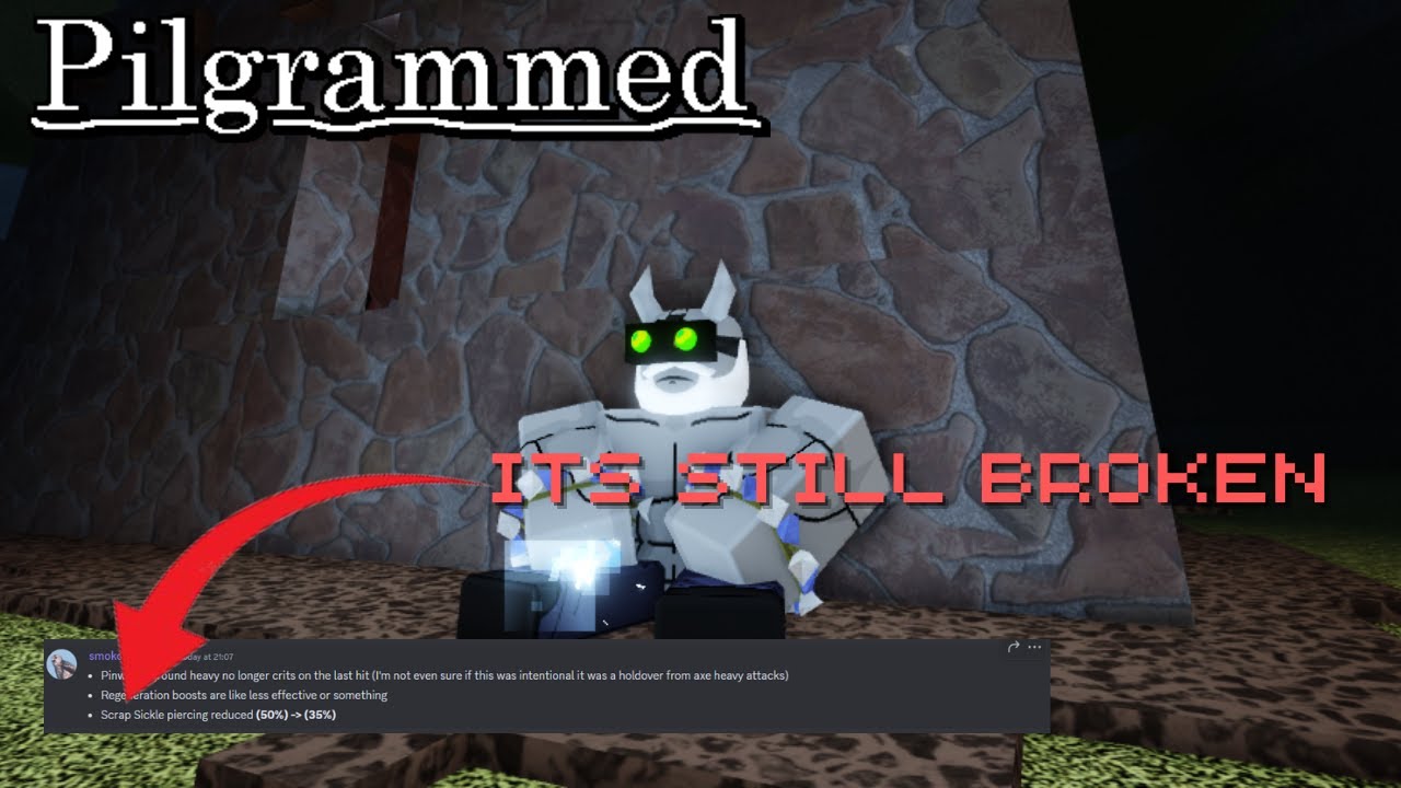 They nerfed Scrap Sickle (It's still broken) (Roblox Pilgrammed) - YouTube