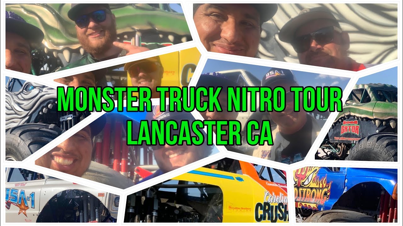 Monster truck nitro tour Lancaster ca 4/21/2024 - YouTube