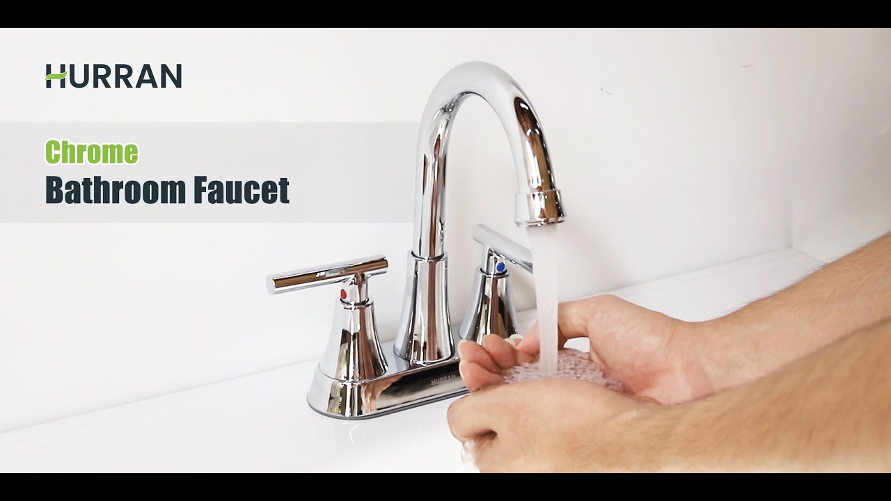 Chrome Bathroom Faucet Display｜DIY Bathroom Remodel｜Renovation｜Hurran 4 ...