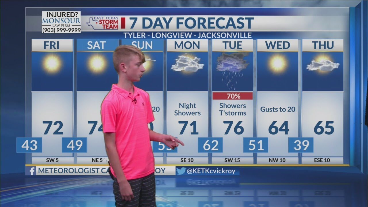 KETK Super Weather Kid: Rece - YouTube