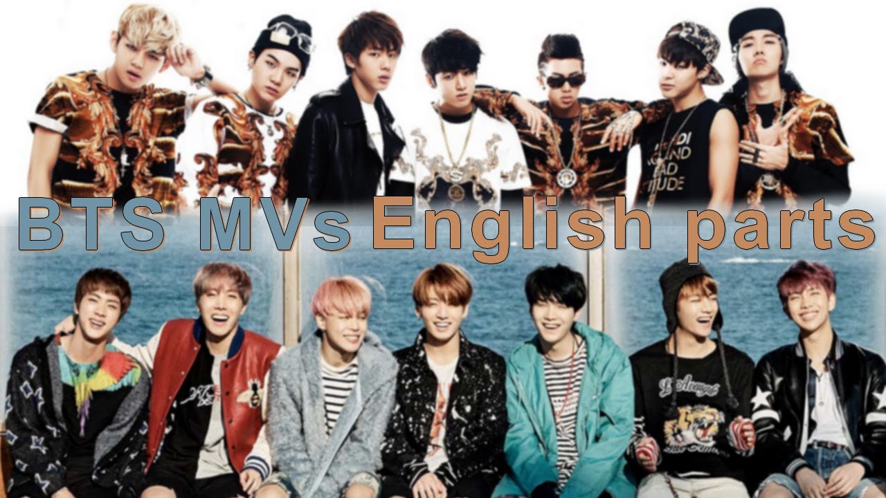 BTS MUSIC VIDEOS...But only the ENGLISH PARTS - YouTube