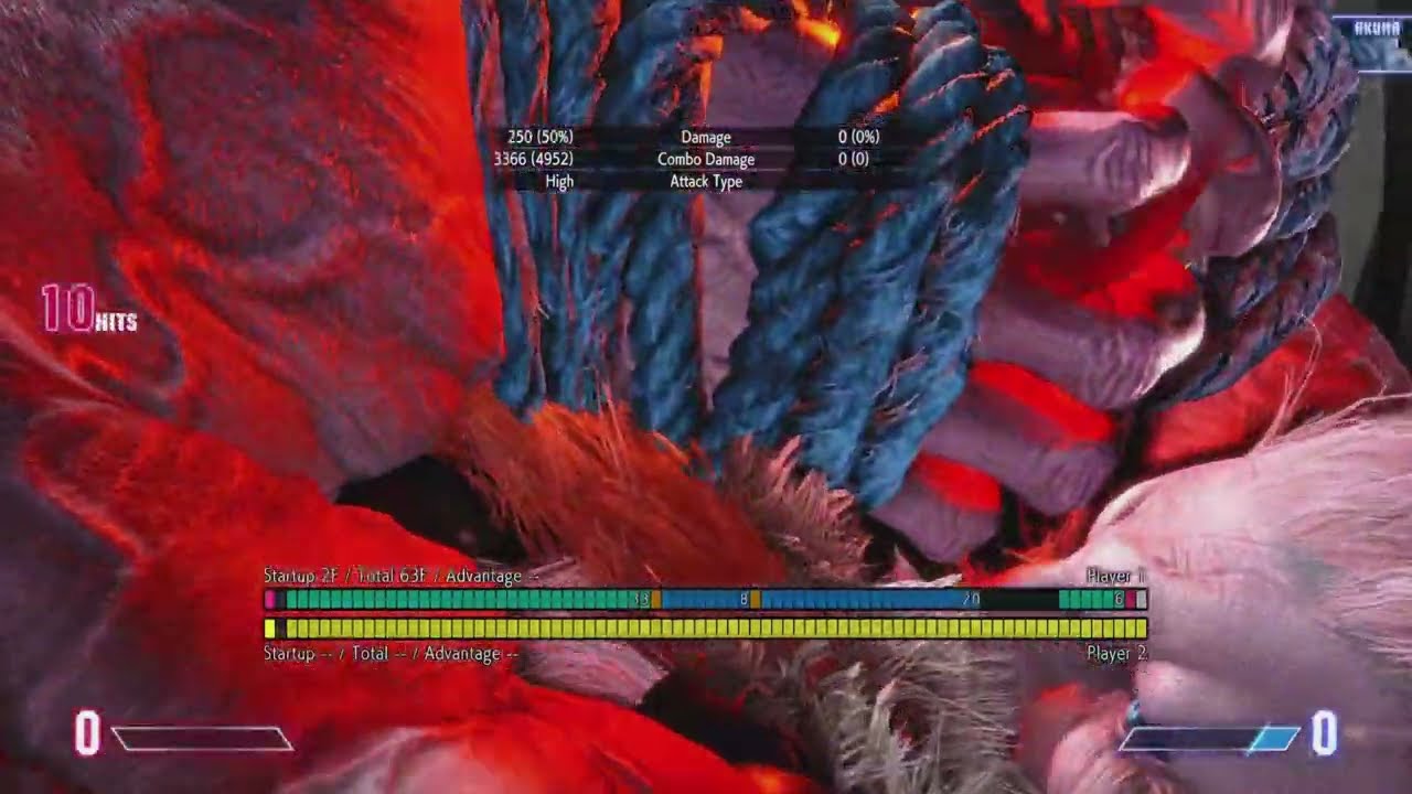 SF6 Akuma air OD fireball easy DR Combo CA day1 - YouTube