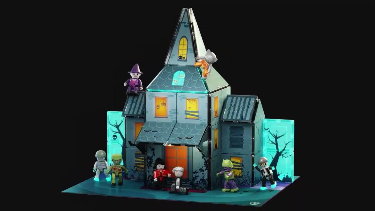 PicassoTiles PicassoToys Halloween Haunted House Magnetic Tiles ...