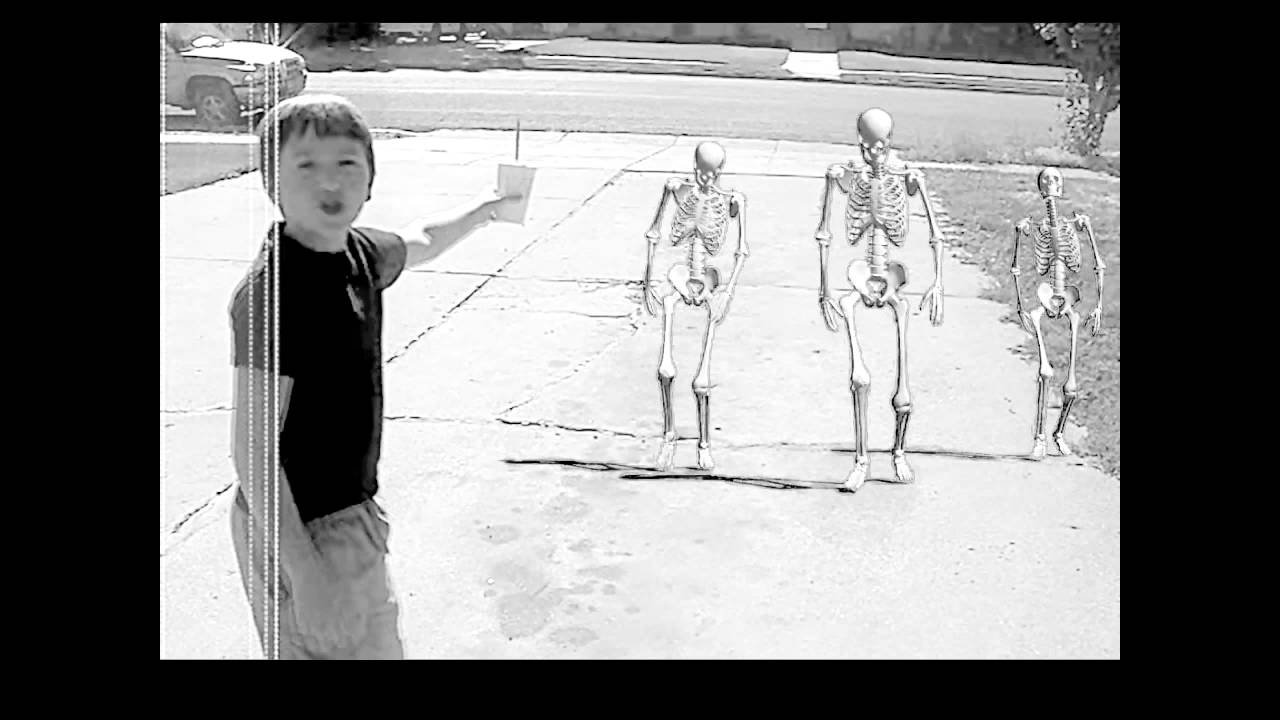 SKELETONS CAUGHT ON CAMERA!!!! - YouTube