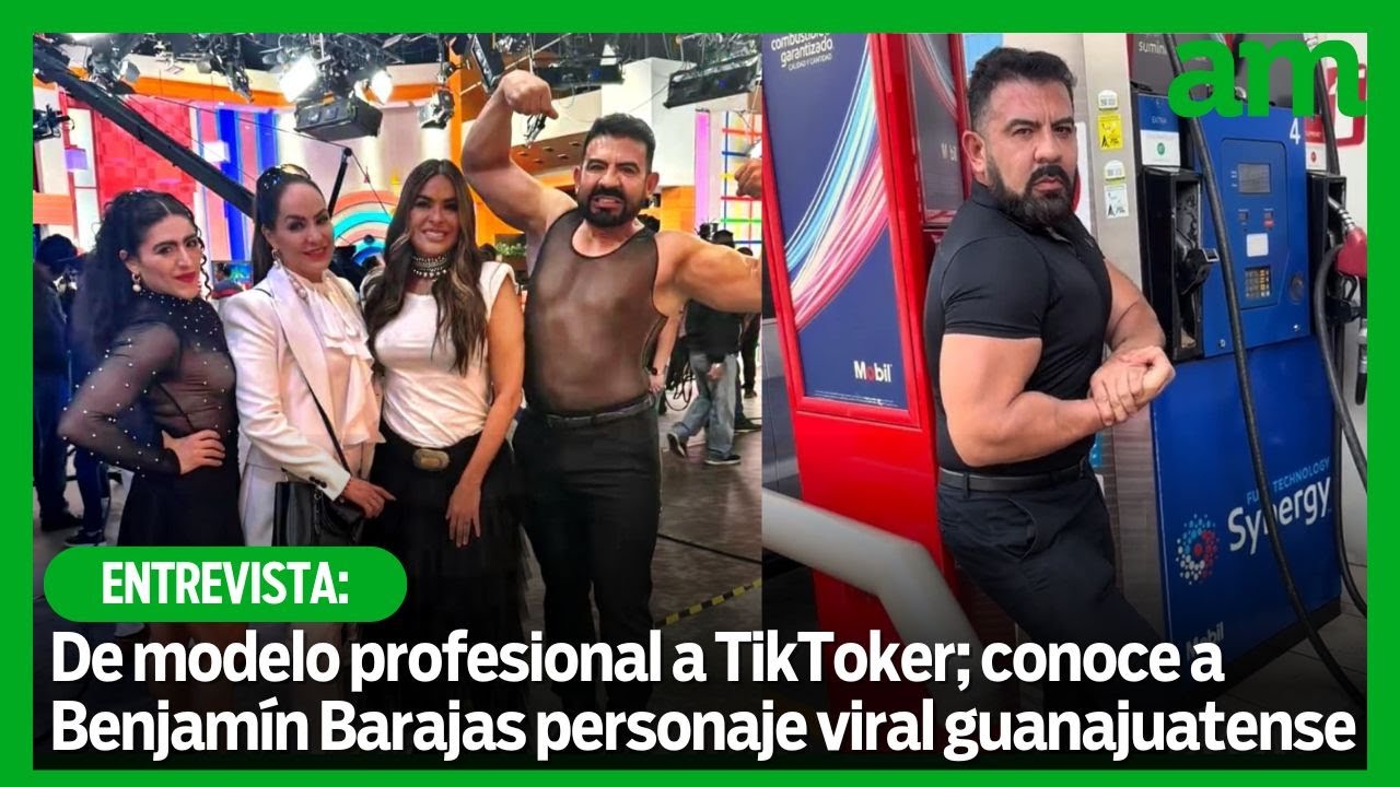 De modelo profesional a TikToker; conoce a Benjamín Barajas personaje viral guanajuatense - YouTube
