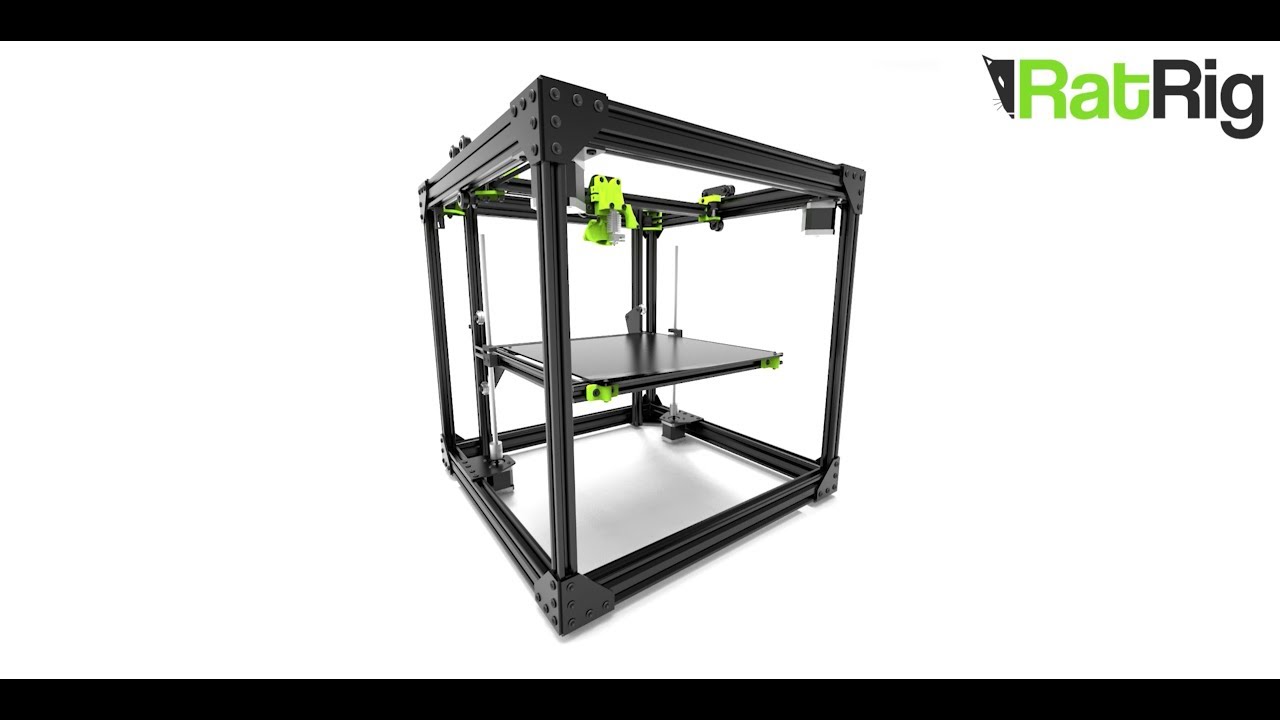 Rat Rig V-CORE (DIY 3D Printer) - Assembly Video - YouTube