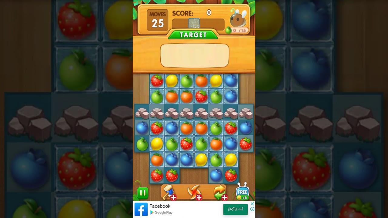 Fruit burst is a very nice game(2) - YouTube