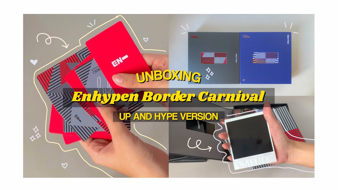 [UNBOXING] Enhypen Border: Carnival Album - Up & Hype Version + I ...