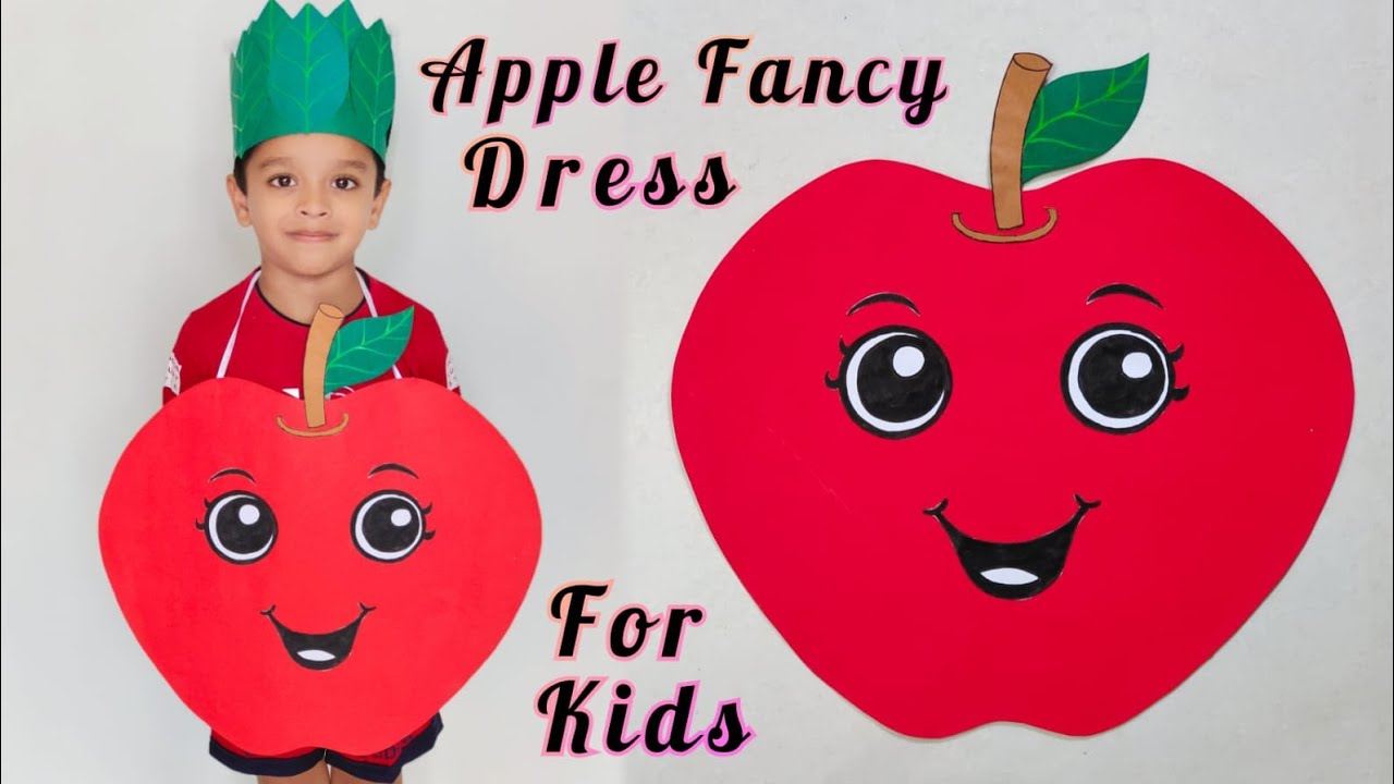 Apple Fruit Fancy Dress For Preschools | Prize Winning Fancy Dress For ...